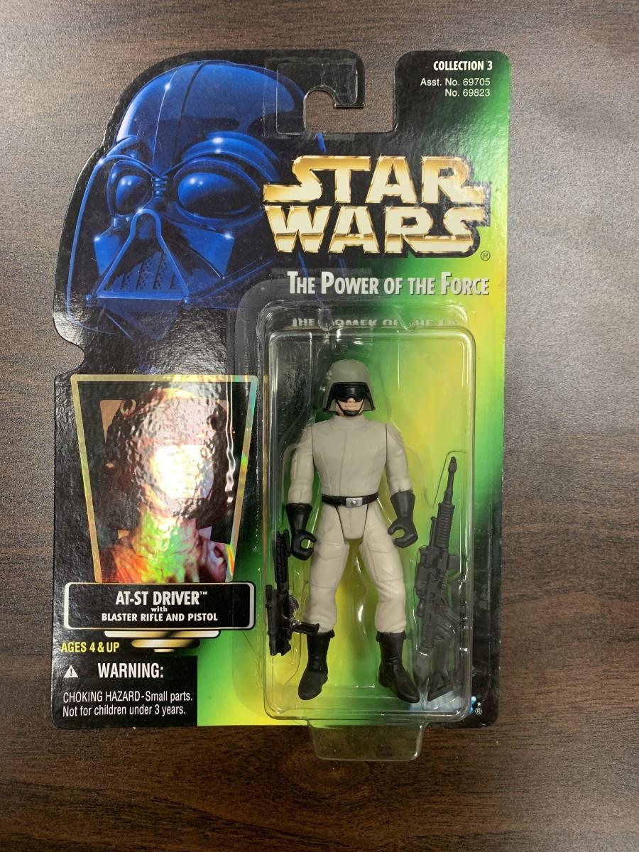 Star Wars unsigned AT-ST Driver action figure | EstateSales.org