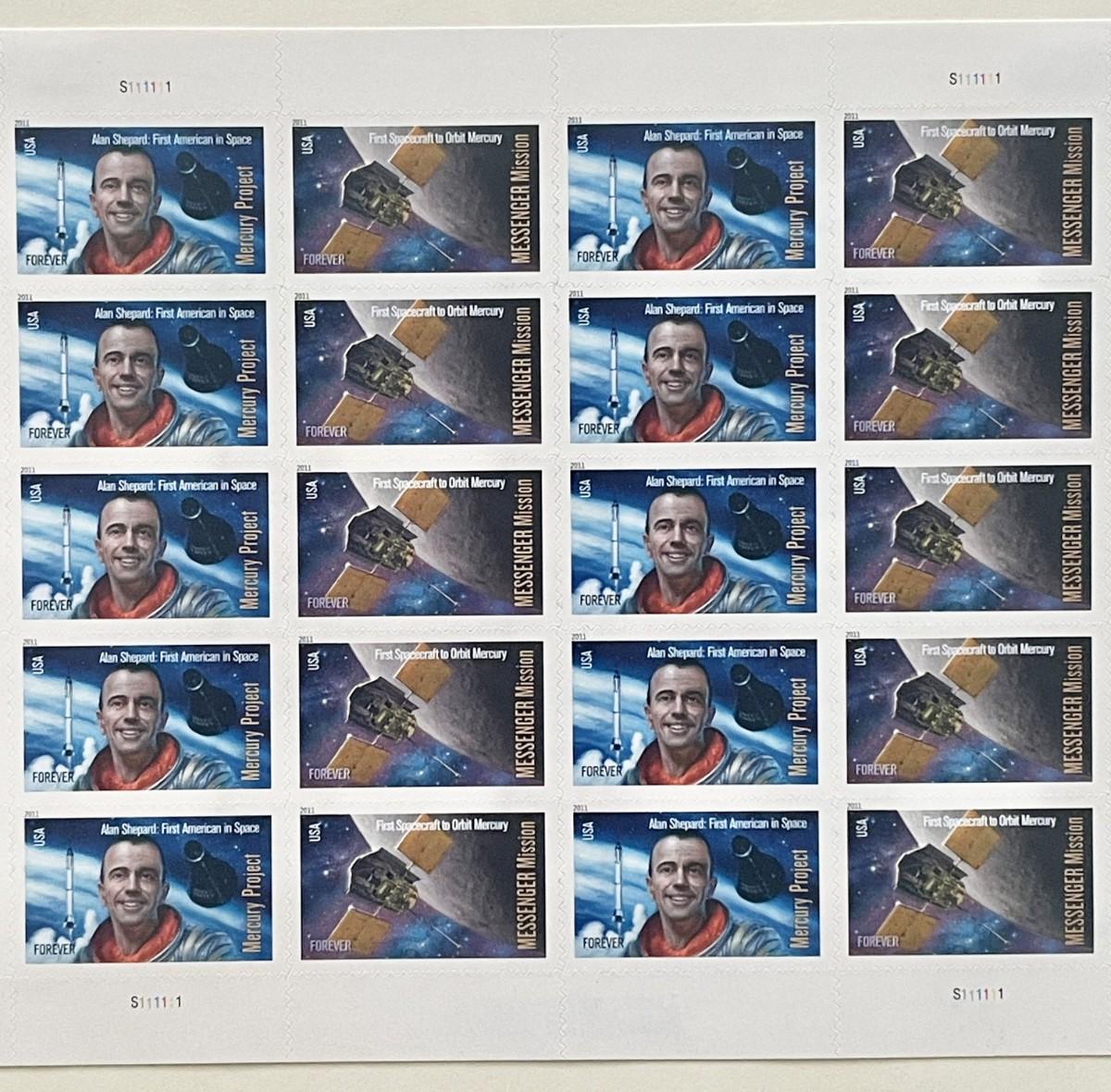 2011 Mercury Project/Messenger Mission stamp set | EstateSales.org