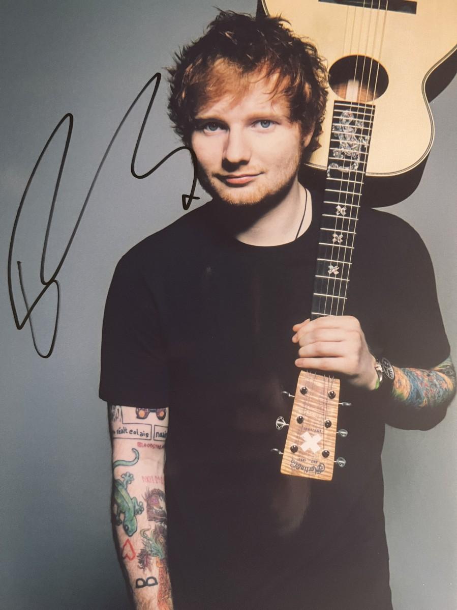 Ed Sheeran signed photo | EstateSales.org