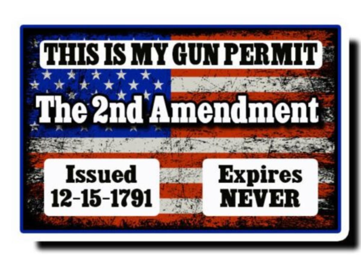 2nd Amendment Sign Photo | EstateSales.org