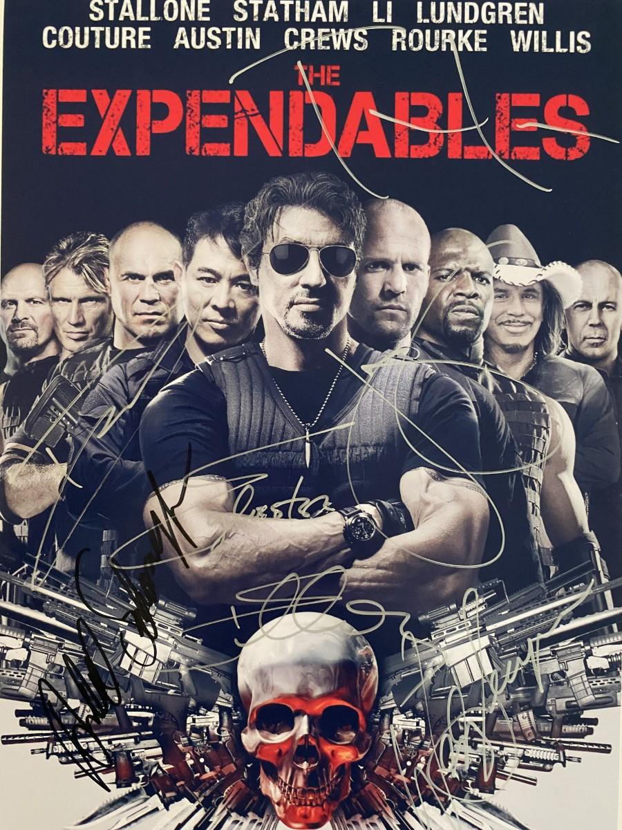 The Expendables signed movie photo | EstateSales.org