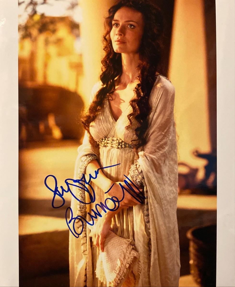 Troy Saffron Burrows signed movie photo | EstateSales.org