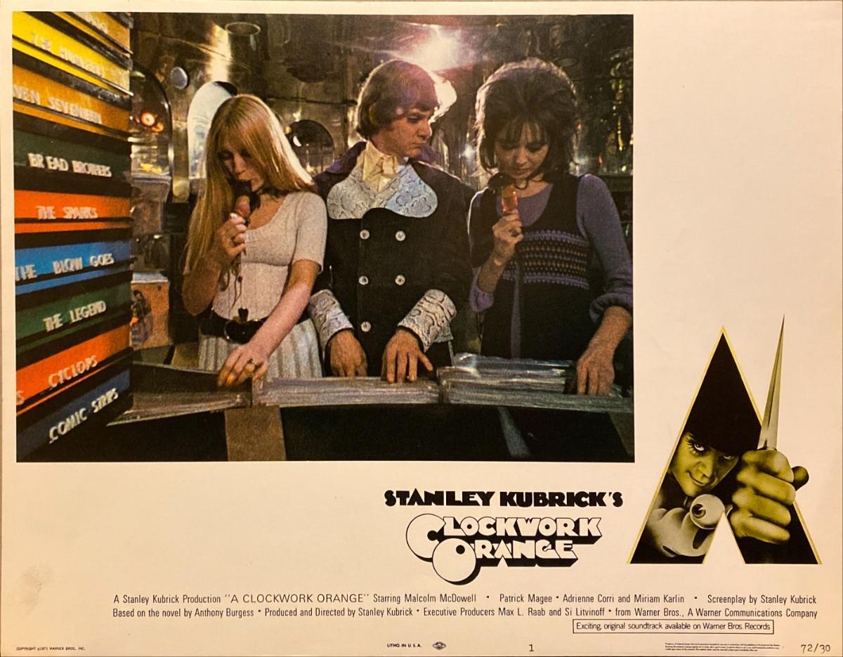 1971 A Clockwork Orange original lobby card | EstateSales.org