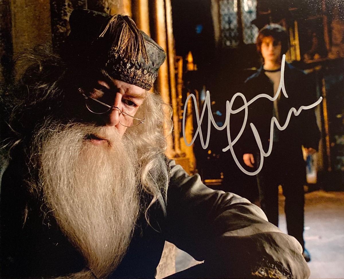 Harry Potter's Dumbledor Signed Photo | EstateSales.org