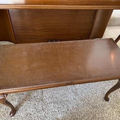 Vintage 1953 Kimball French Provincial Style Upright Spinet Piano with ...