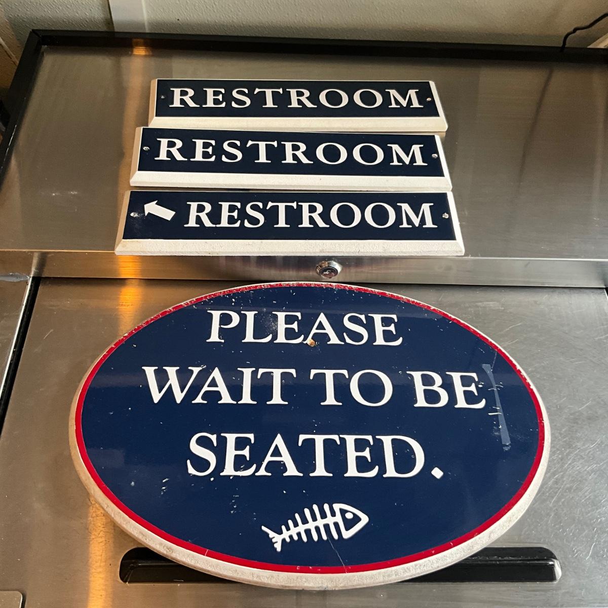 366 Lot of 4 Custom made Restaurant Signs | EstateSales.org