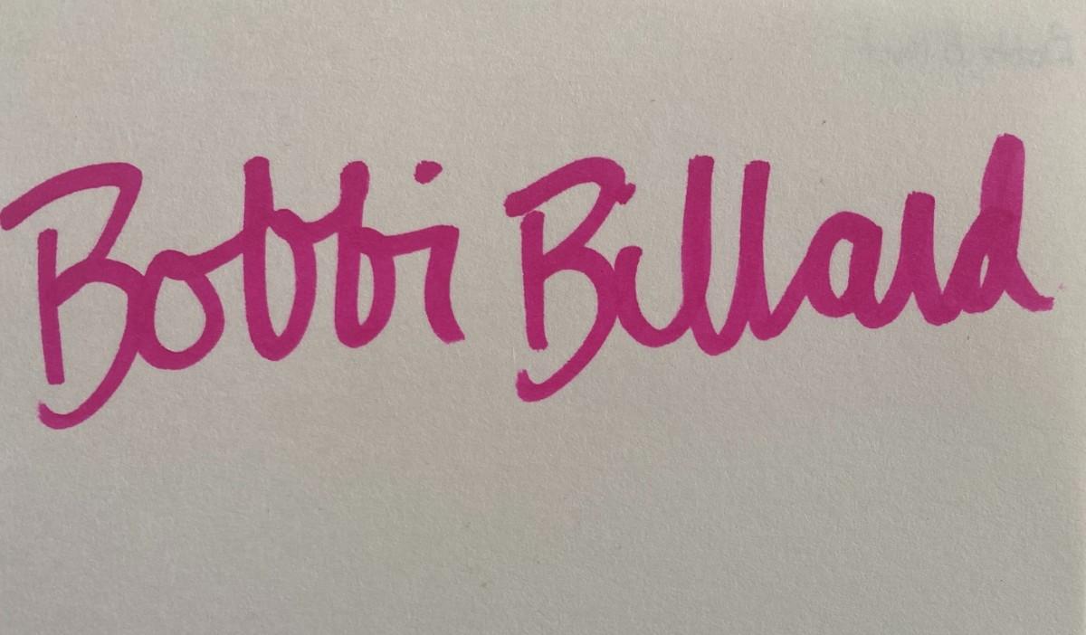 Bobbi Billard signature | EstateSales.org