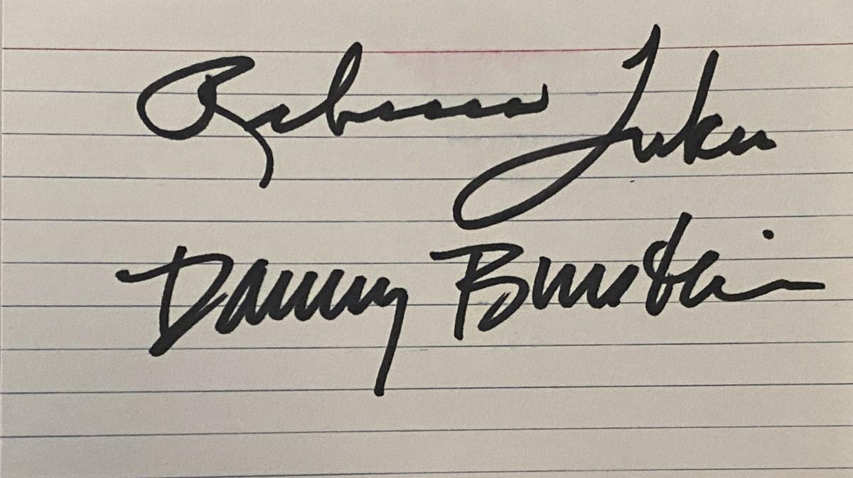 Danny Bonaduce signature | EstateSales.org