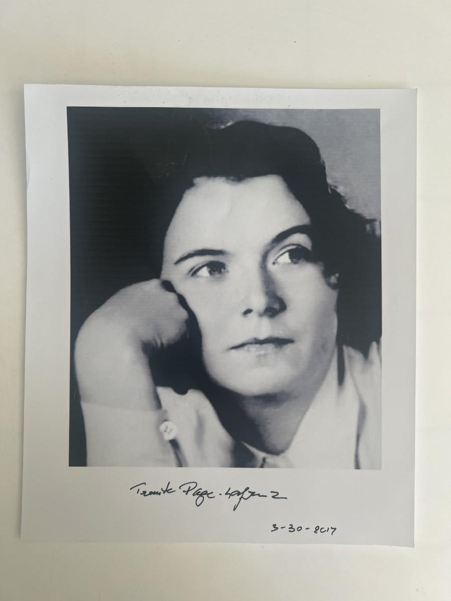 Traute Lafrenz signed photo | EstateSales.org