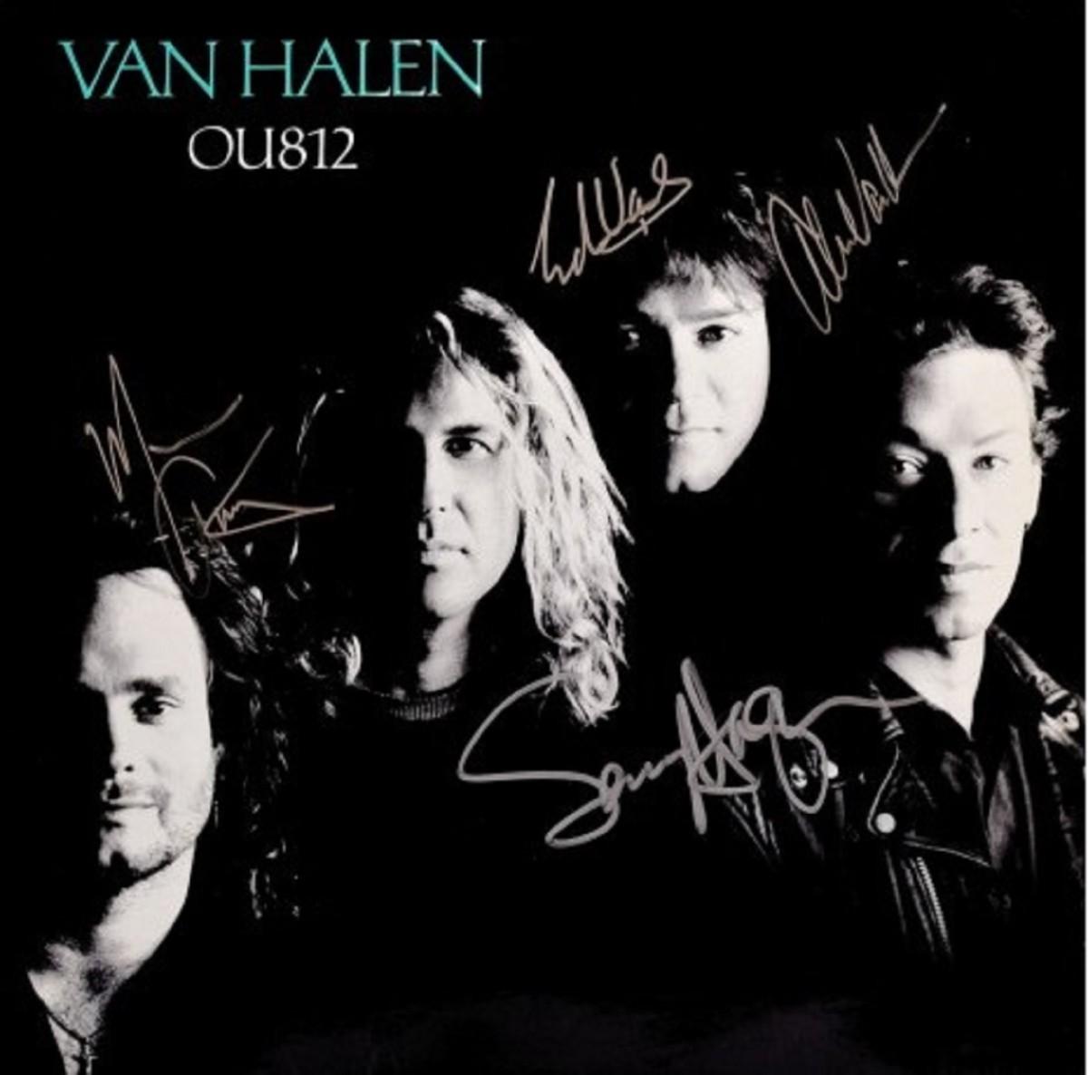 Van Halen signed "OU812" album | EstateSales.org