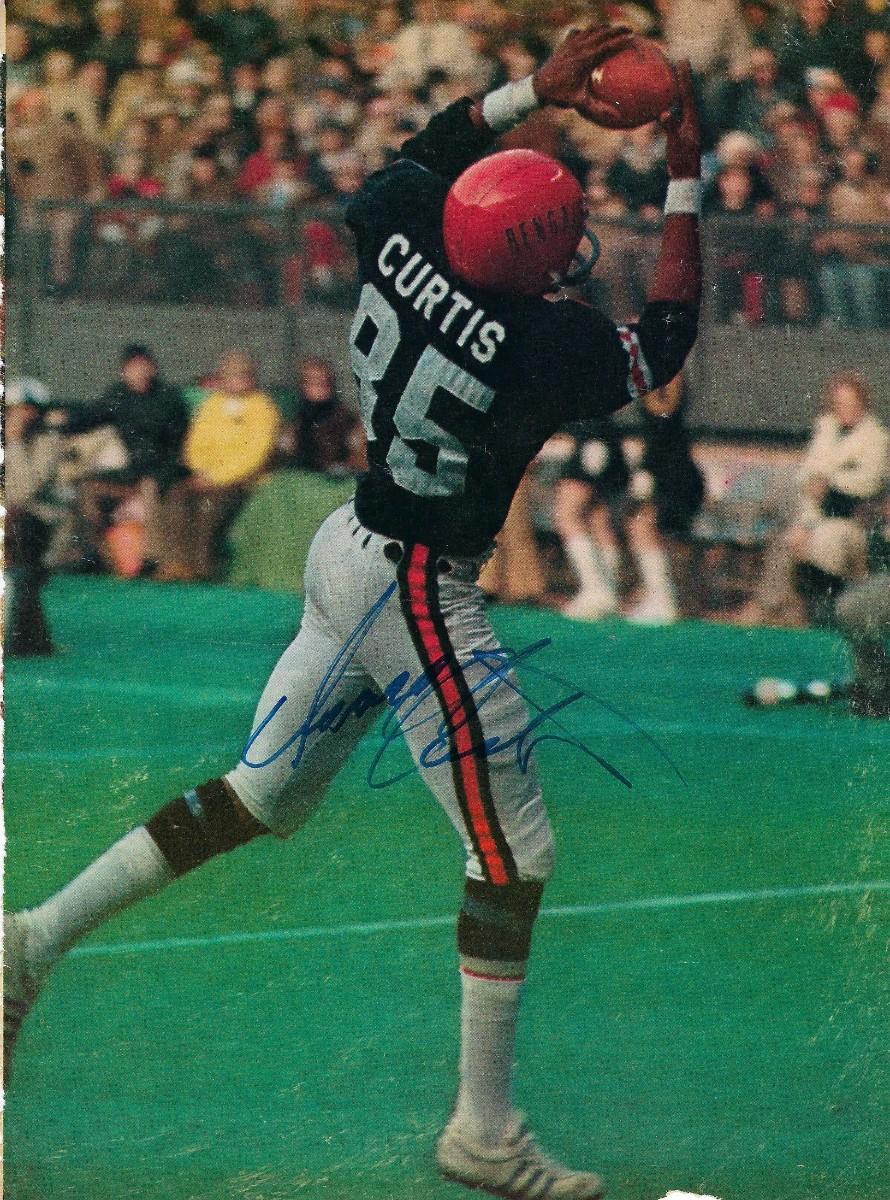 Isaac Curtis signed magazine photo | EstateSales.org