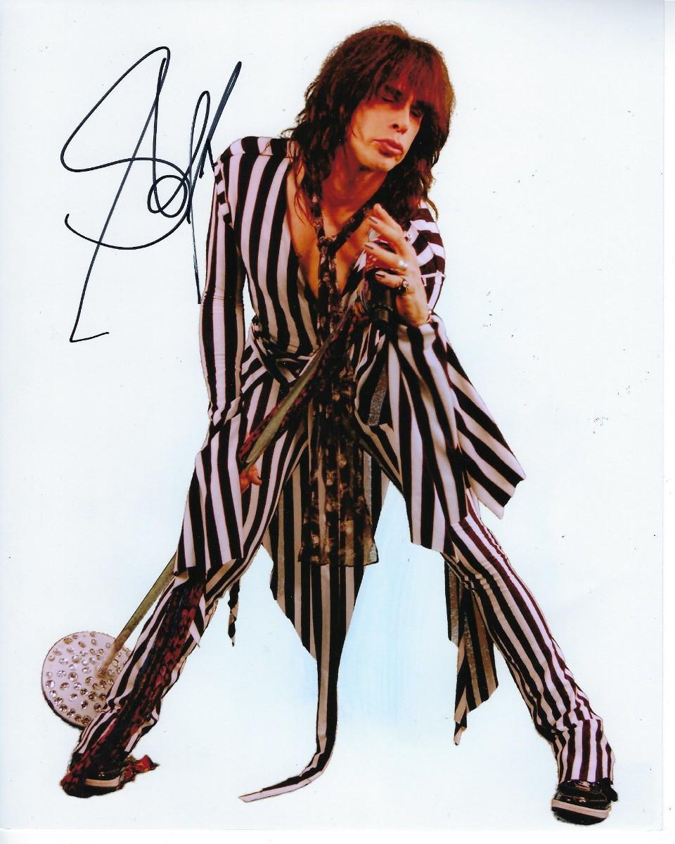Steven Tyler signed Aerosmith photo | EstateSales.org