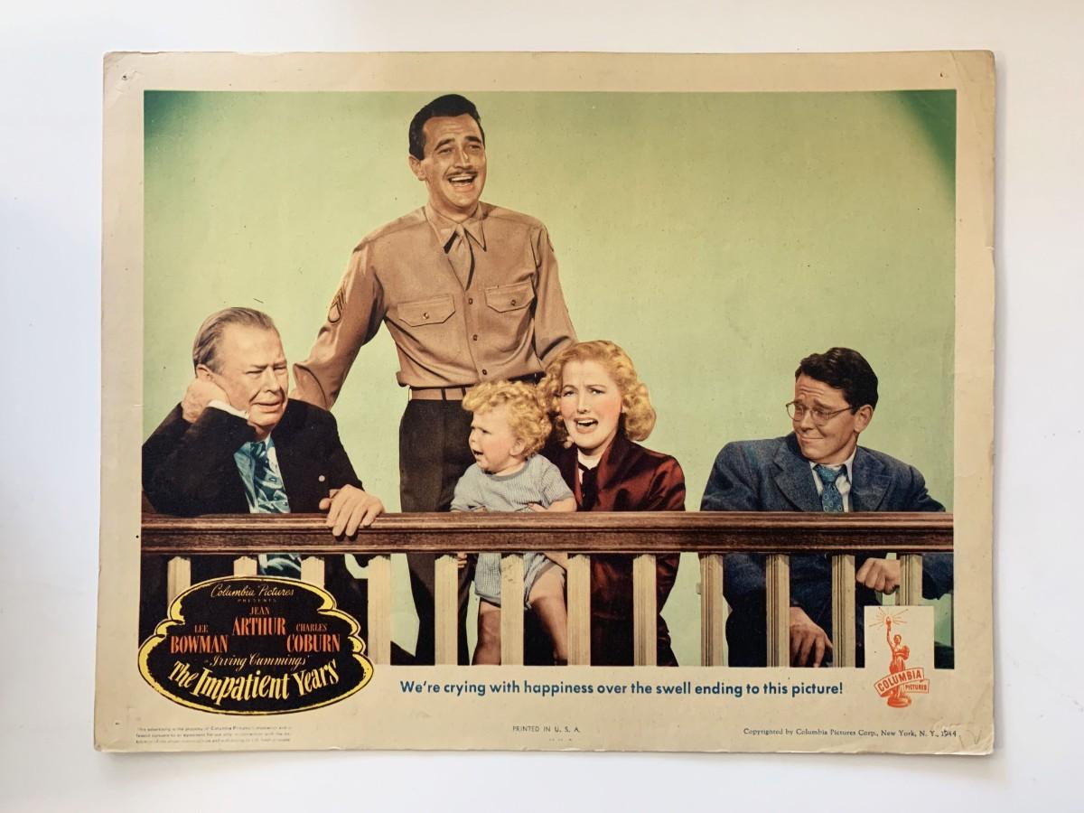 The Impatient Years 1944 lobby card | EstateSales.org