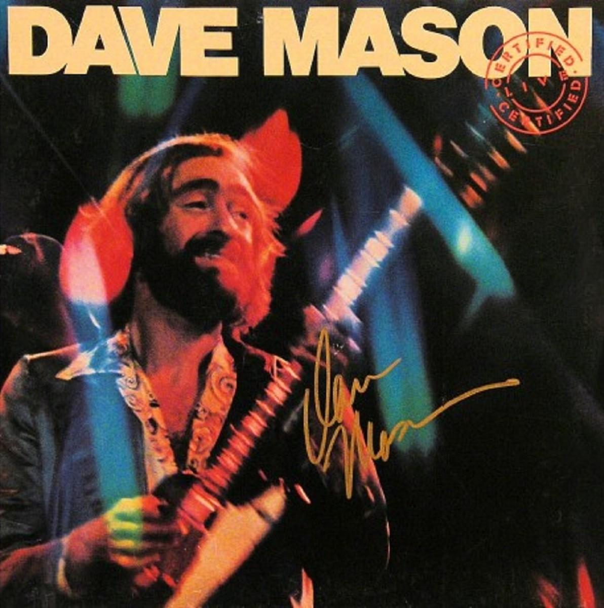 Dave Mason signed Certified Live album | EstateSales.org