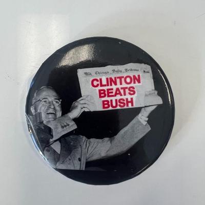 Bill Clinton Presidential campaign pin | EstateSales.org