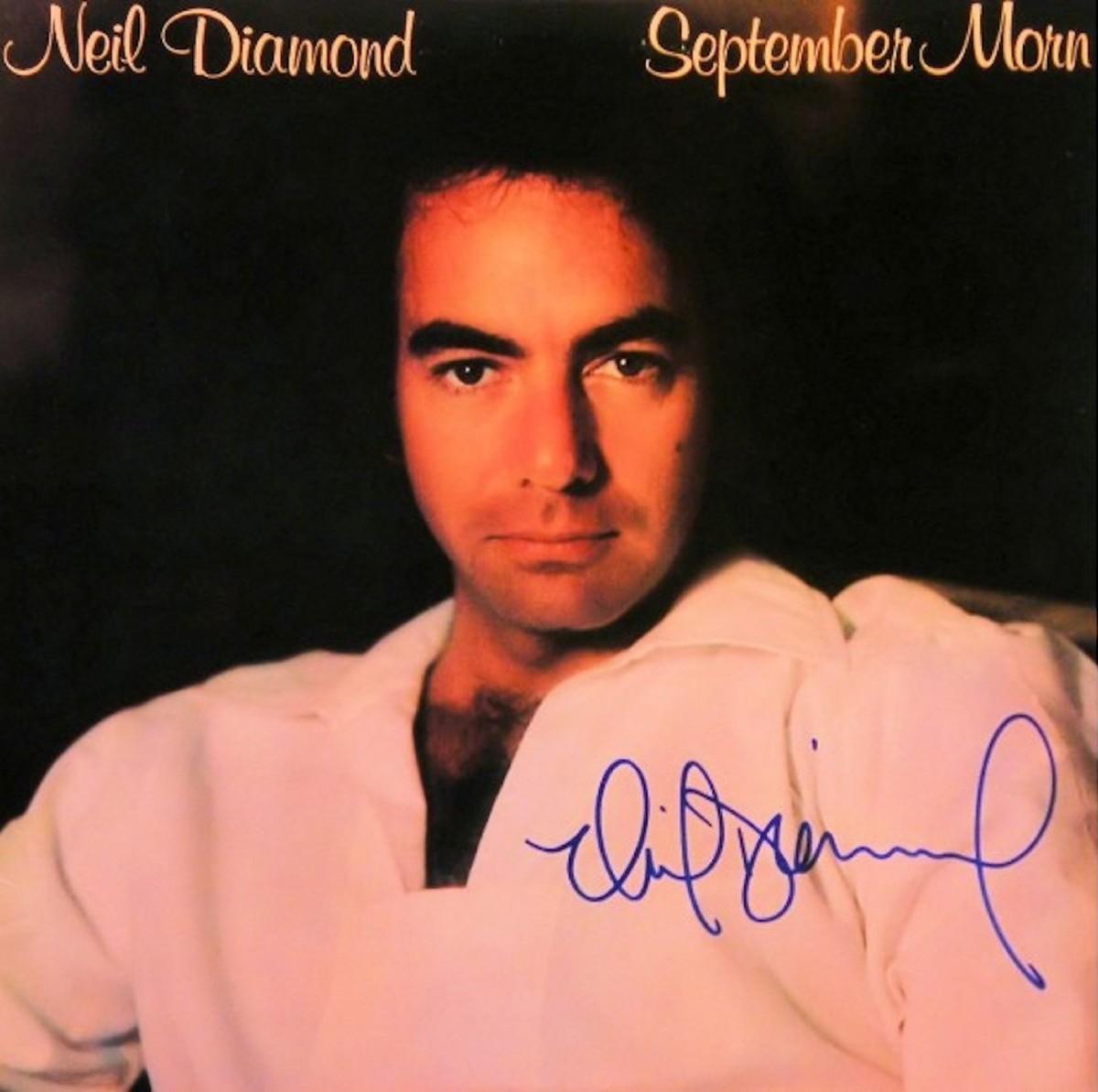 Neil Diamond September Morn signed album | EstateSales.org