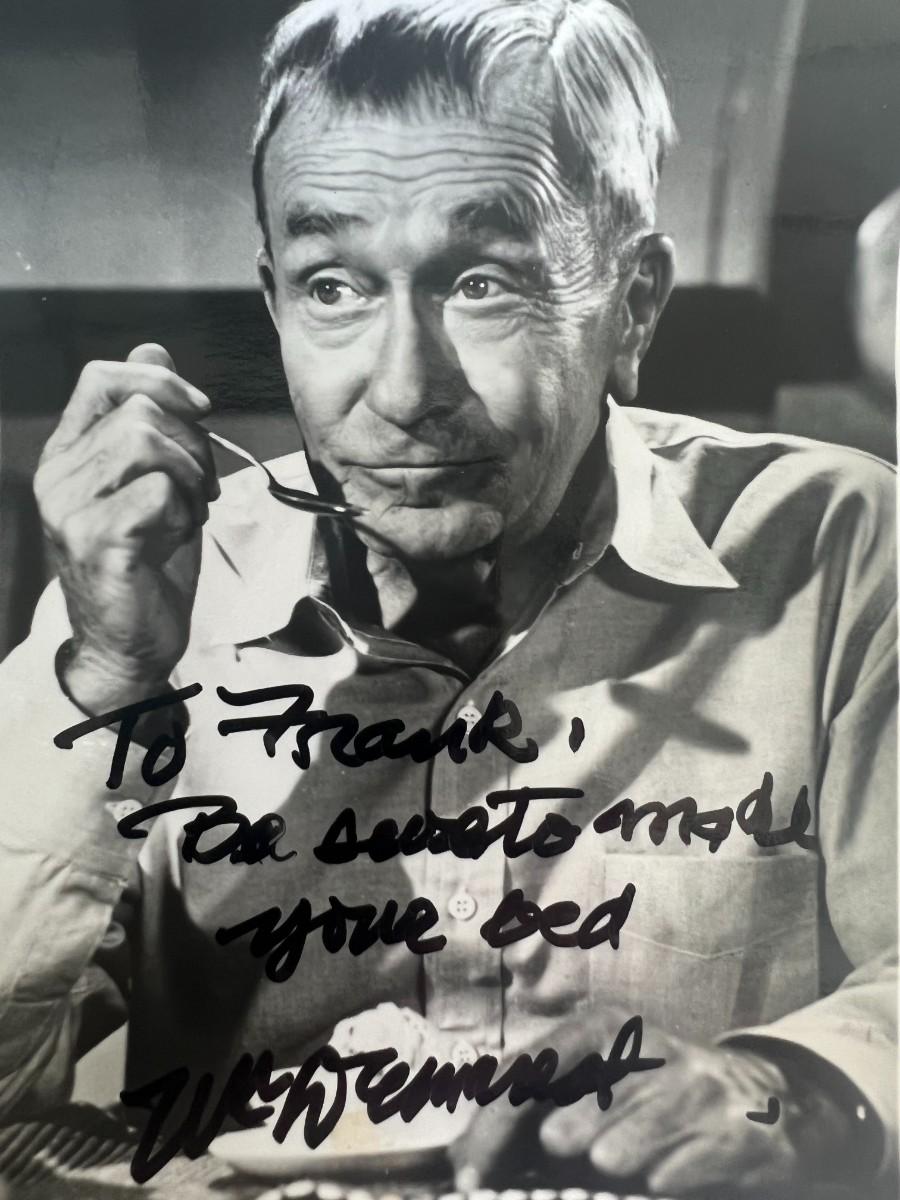 My Three Sons William Demarest signed photo | EstateSales.org