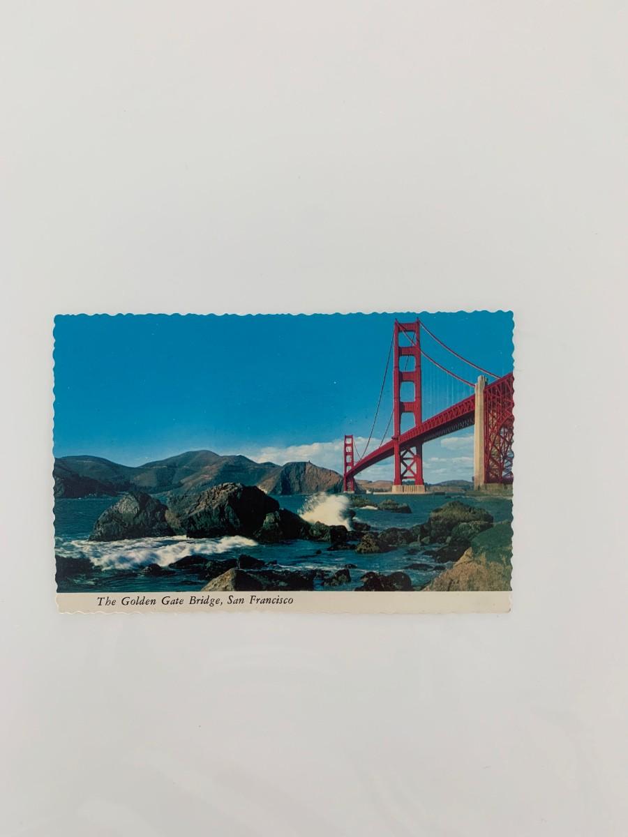 San Francisco Golden Gate Bridge post card | EstateSales.org