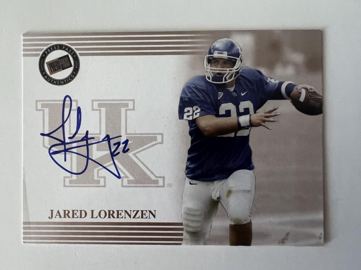 New York Giants Jared Lorenzen signed autograph card | EstateSales.org