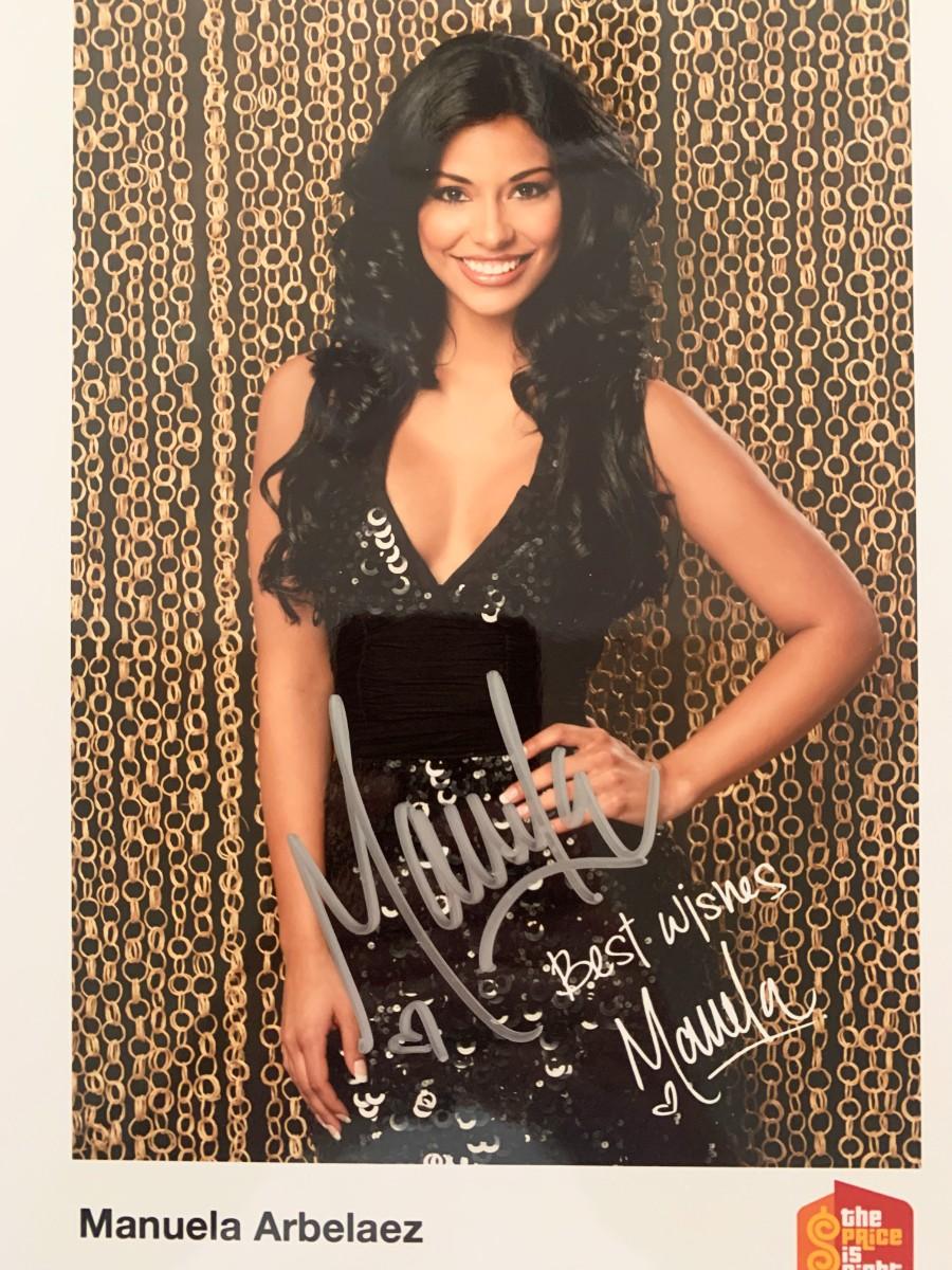 The Price is Right Manuela Arbelaez signed photo | EstateSales.org