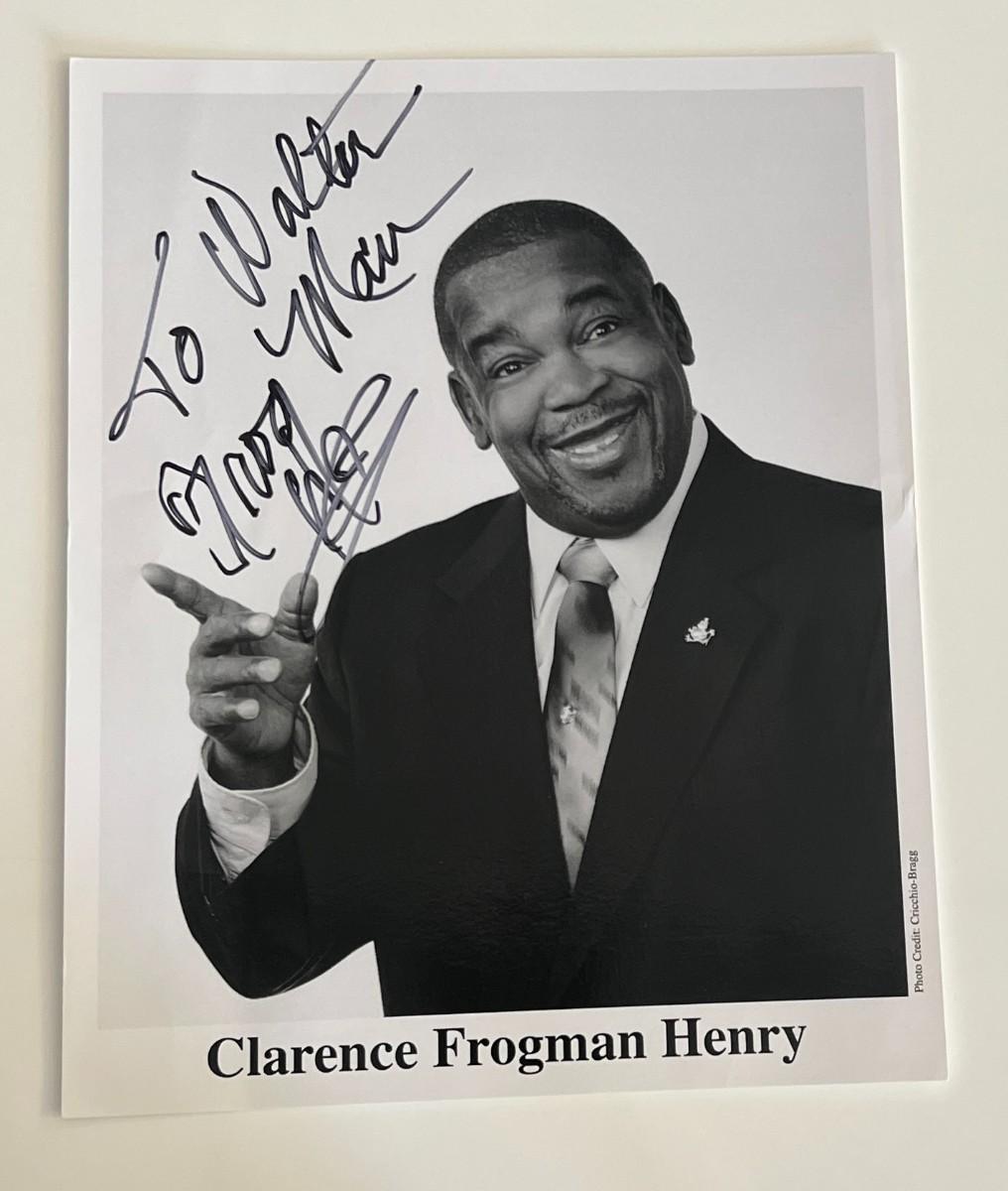 Clarence "Frogman" Henry signed photo | EstateSales.org