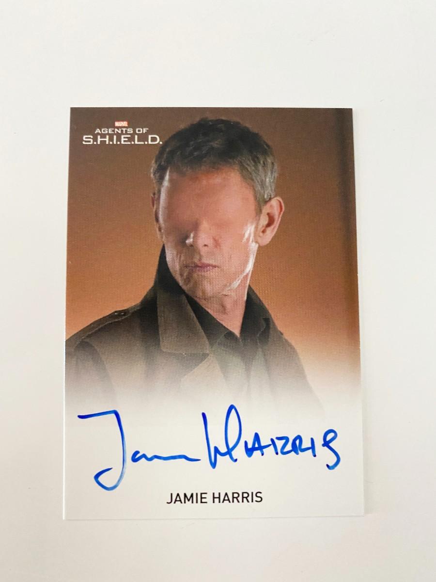 Agents of SHIELD Jamie Harris signed trading card | EstateSales.org