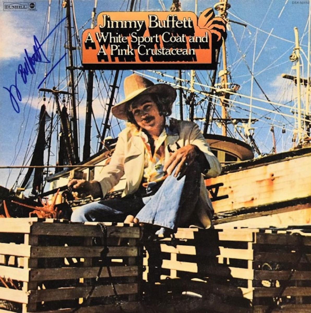 Jimmy Buffett signed A White Sport Coat and a Pink Crustacean 1973 ...
