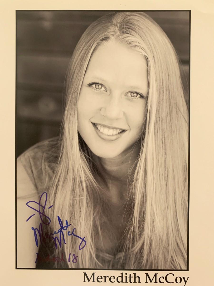Meredith McCoy signed photo | EstateSales.org