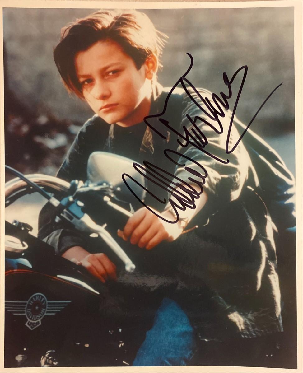 Terminator Edward Furlong signed movie photo | EstateSales.org