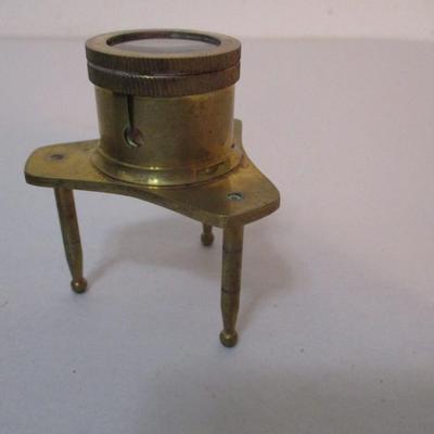 Nautical Brass Chart Map Glass Magnifying Magnifier With Box ...