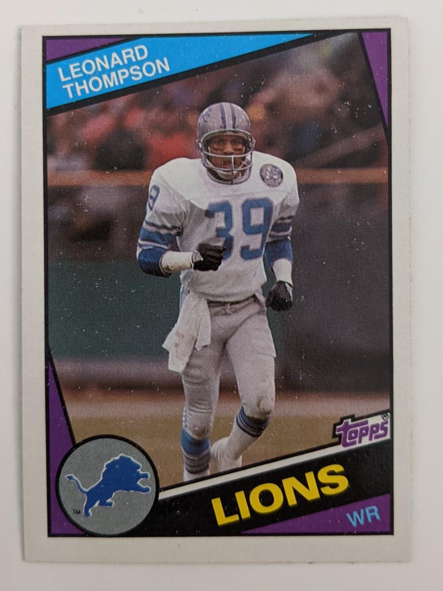Leonard Thompson Football Trading Card - Topps #262 1984 | EstateSales.org