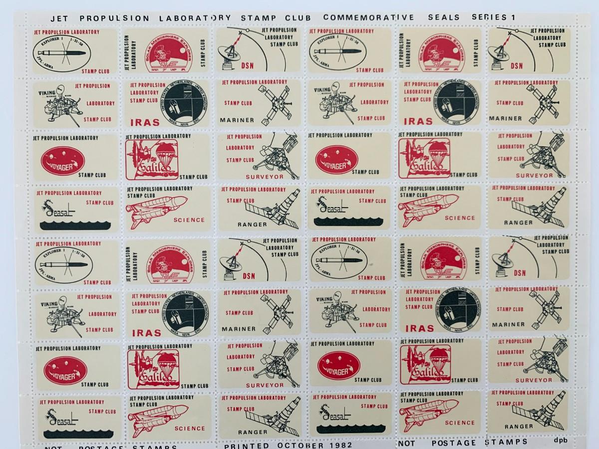 US Stamps Jet Propulsion Laboratory Stamp Club Sheet of 48 ...