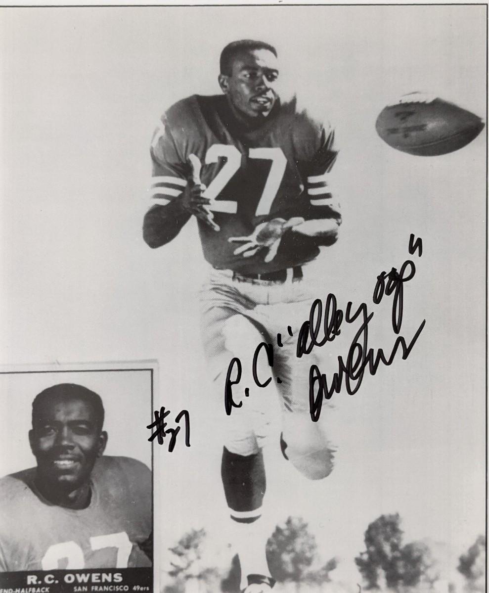R. C. Owens Hand Signed Photo | EstateSales.org