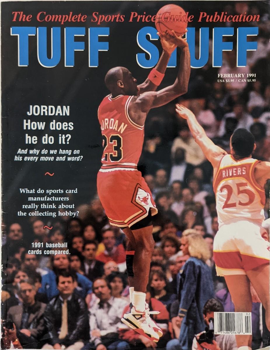 Tuff Stuff Magazine February 1991 Michael Jordan | EstateSales.org