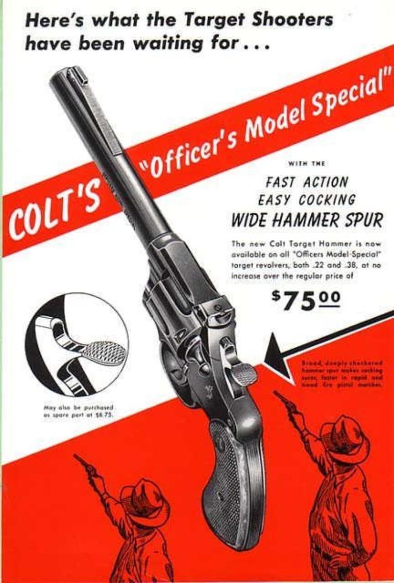 Colt's "Officer Model's Special" Gun poster | EstateSales.org