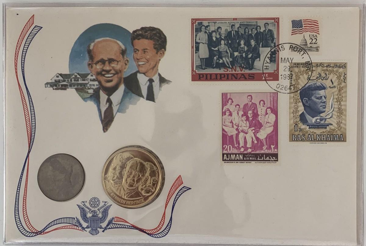 John F. Kennedy commemorative cover with coin | EstateSales.org