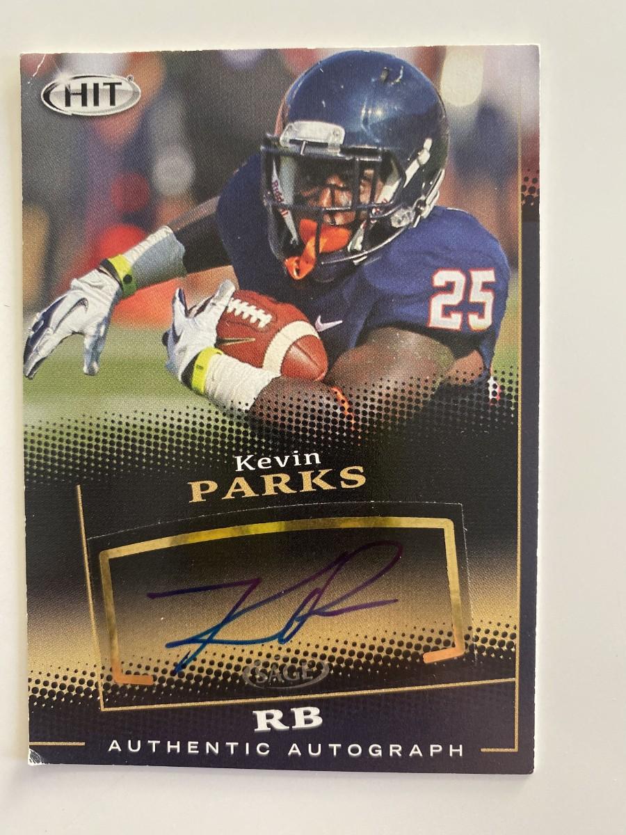 Kevin Parks signed autograph card | EstateSales.org