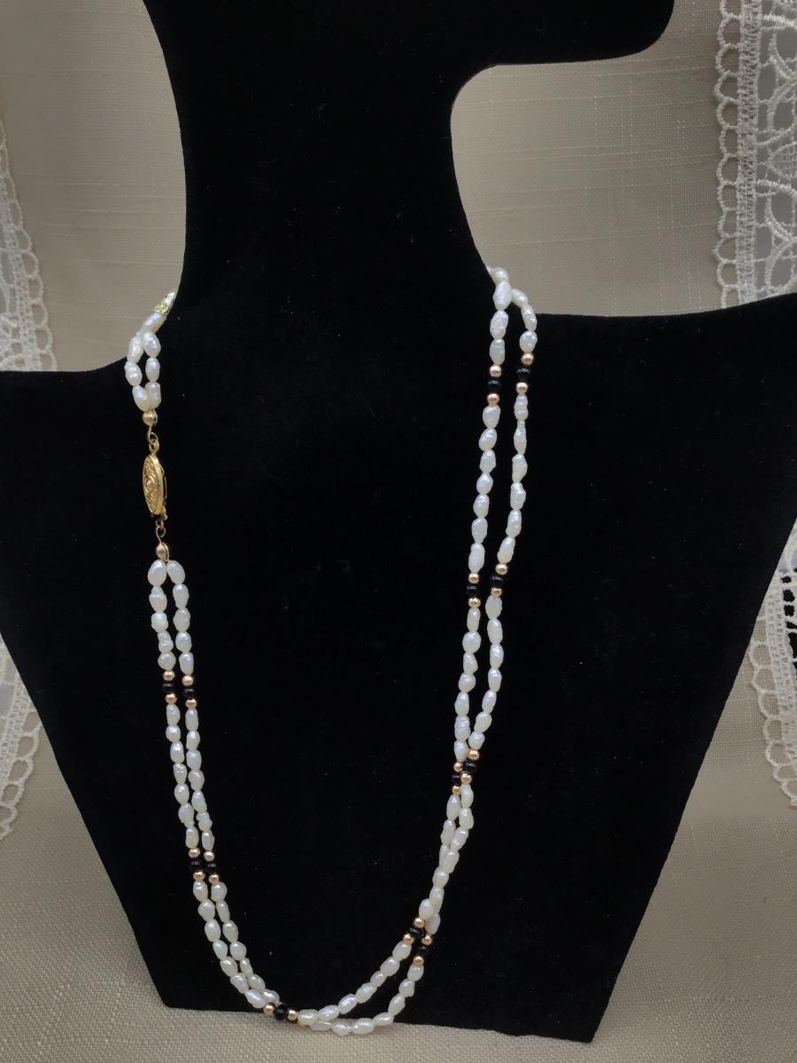 Vintage Hong Kong Pearl Necklace | EstateSales.org