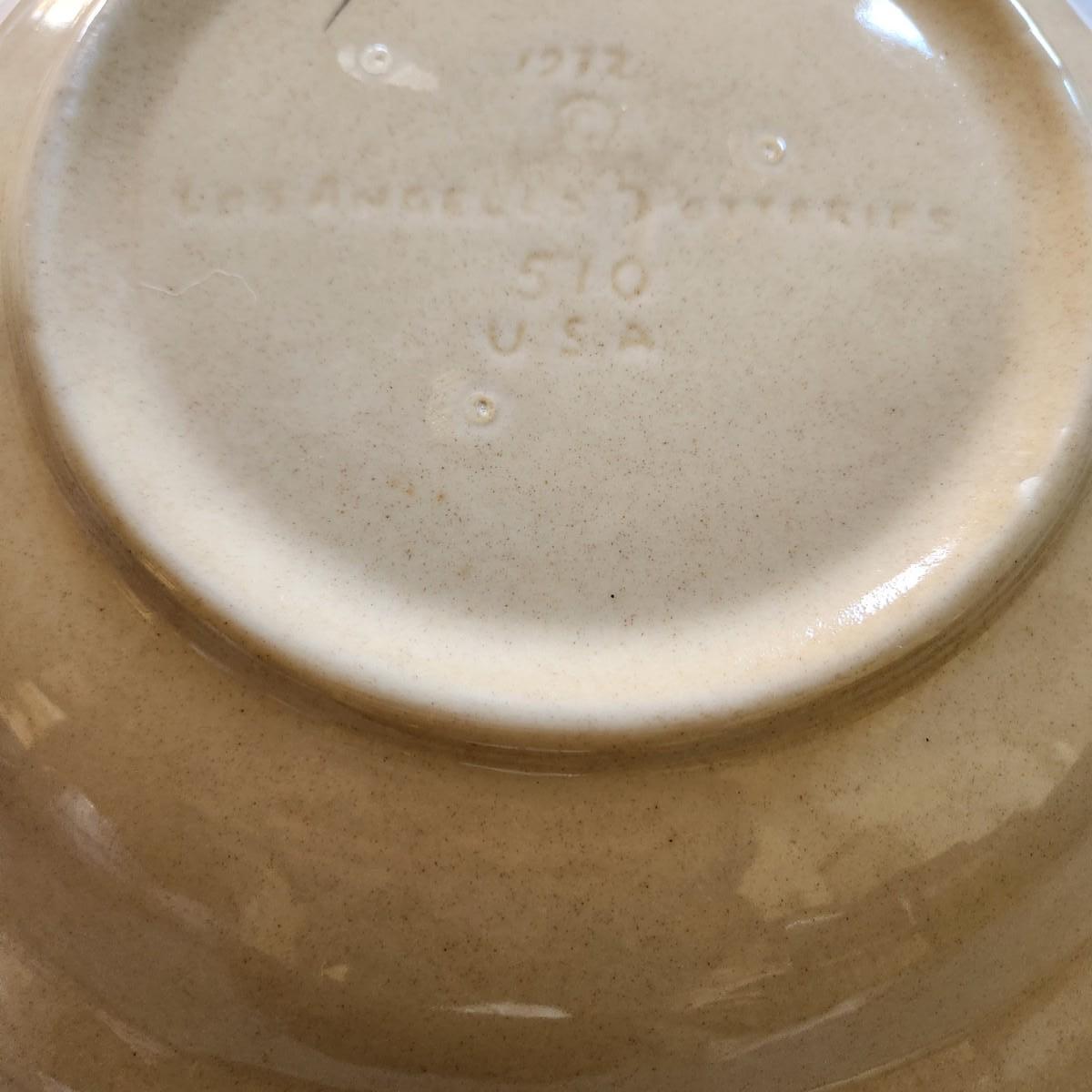 1972 VINTAGE LOS ANGELES POTTERIES CERAMIC SPAGHETTI PASTA SERVING BOWL ... 1972 VINTAGE LOS ANGELES POTTERIES CERAMIC SPAGHETTI PASTA SERVING BOWL ...