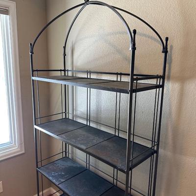 WROUGHT IRON SHELVING DISPLAY UNIT | EstateSales.org