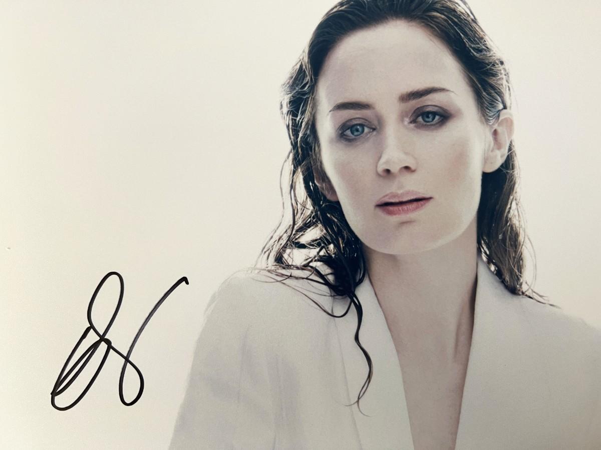 Emily Blunt signed photo | EstateSales.org