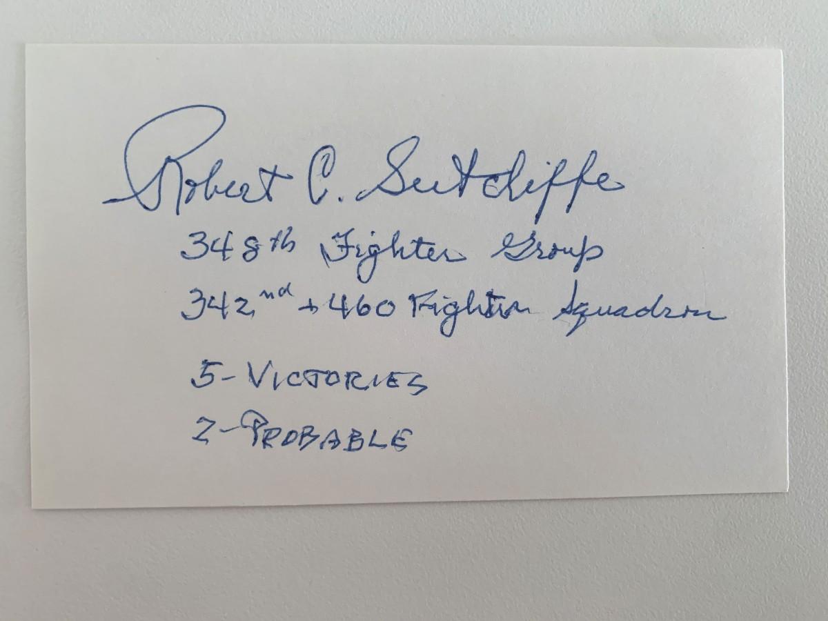 Robert C Sutcliffe original signature | EstateSales.org