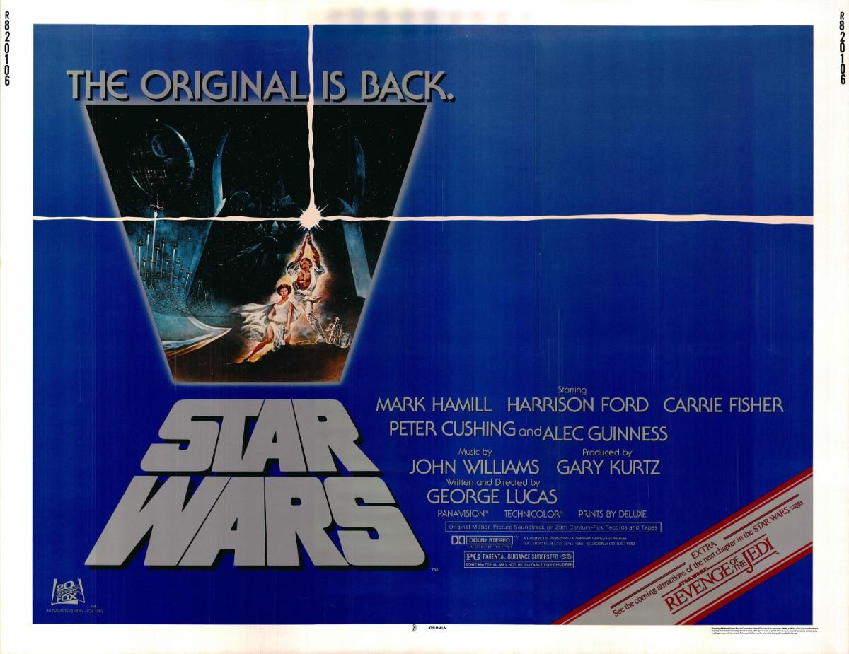 Star Wars original 1981R vintage one sheet movie poster | EstateSales.org