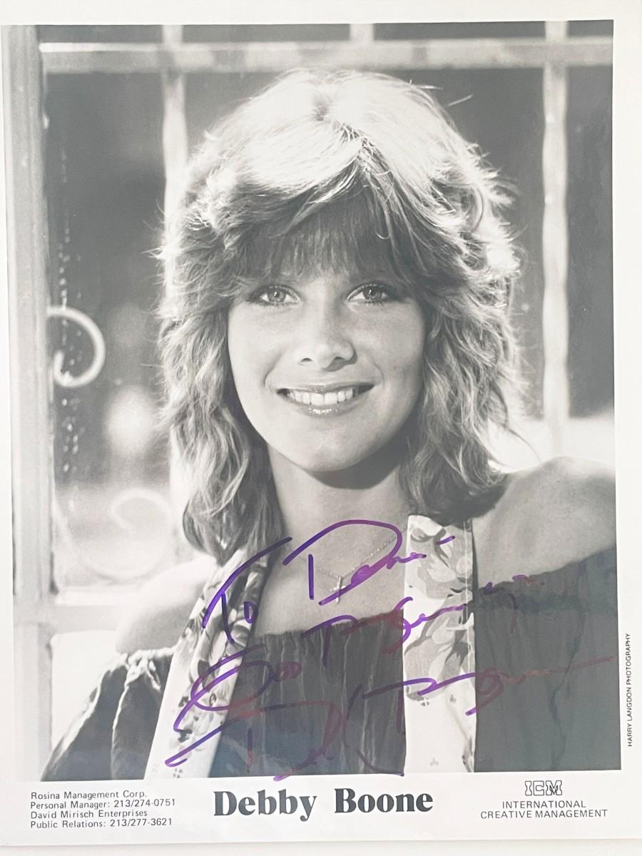 Debby Boone signed photo | EstateSales.org