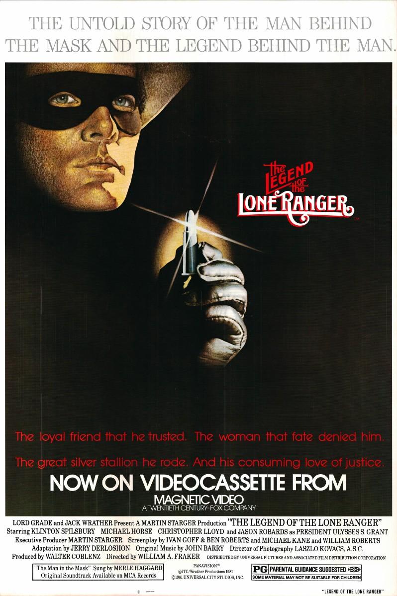 The Legend of the Lone Ranger original 1981 vintage one sheet movie ...
