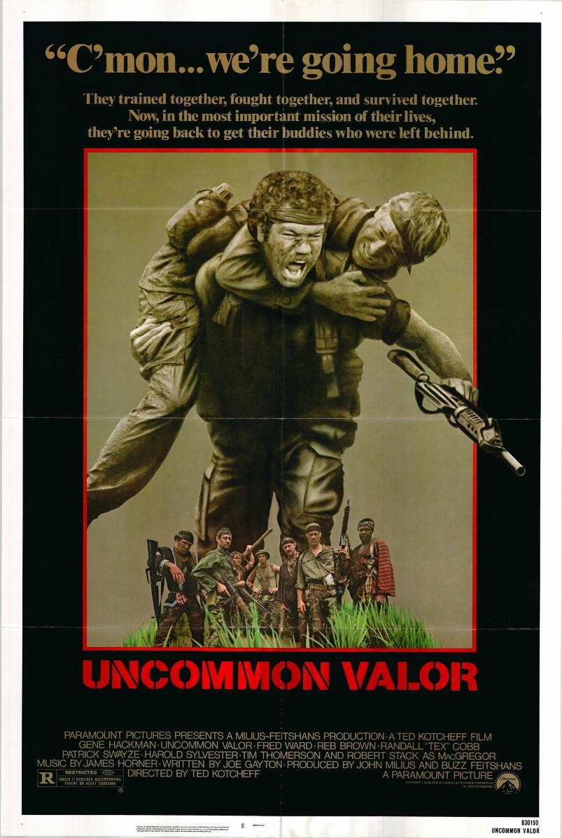 Uncommon Valor original 1983 vintage movie poster | EstateSales.org