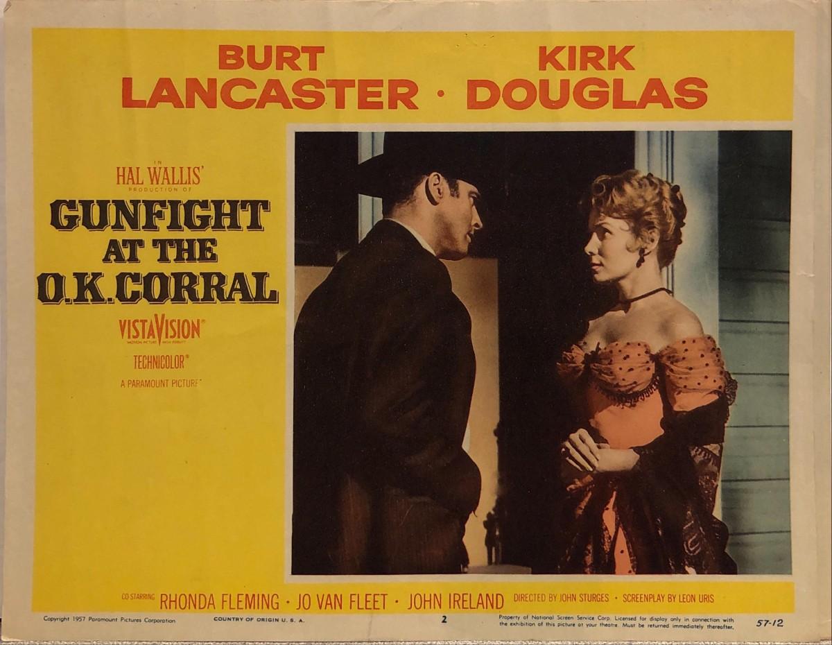 Gunfight at the O.K. Corral original 1957 vintage lobby card ...