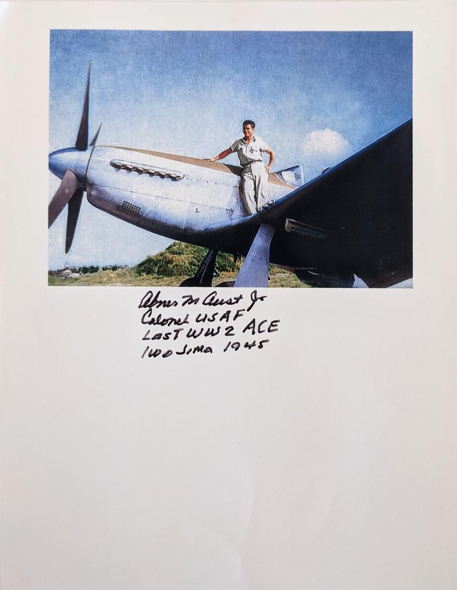 Abner Maurice Aust Jr. signed photo | EstateSales.org