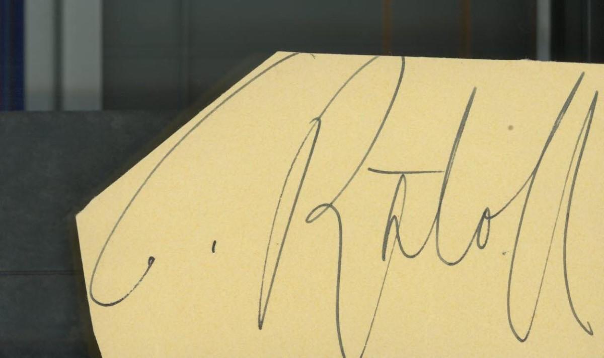 Gregory Ratoff signature cut | EstateSales.org