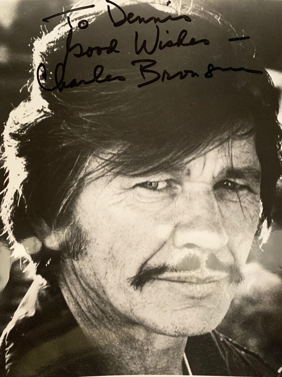 Charles Bronson signed photo | EstateSales.org